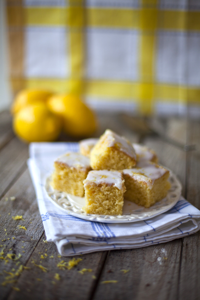 Donal Skehan | Lemon Drizzle Slices
